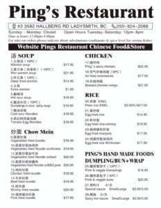 Home - Ping's Restaurant Chinese Food & Store